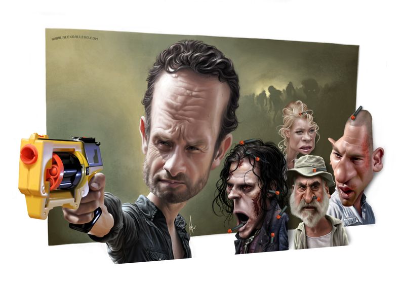 Television Show Caricatures - Alex Gallego - Caricature, Cartoon ...